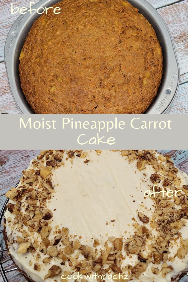 Moist Pineapple Carrot Cake Cookwithrachz